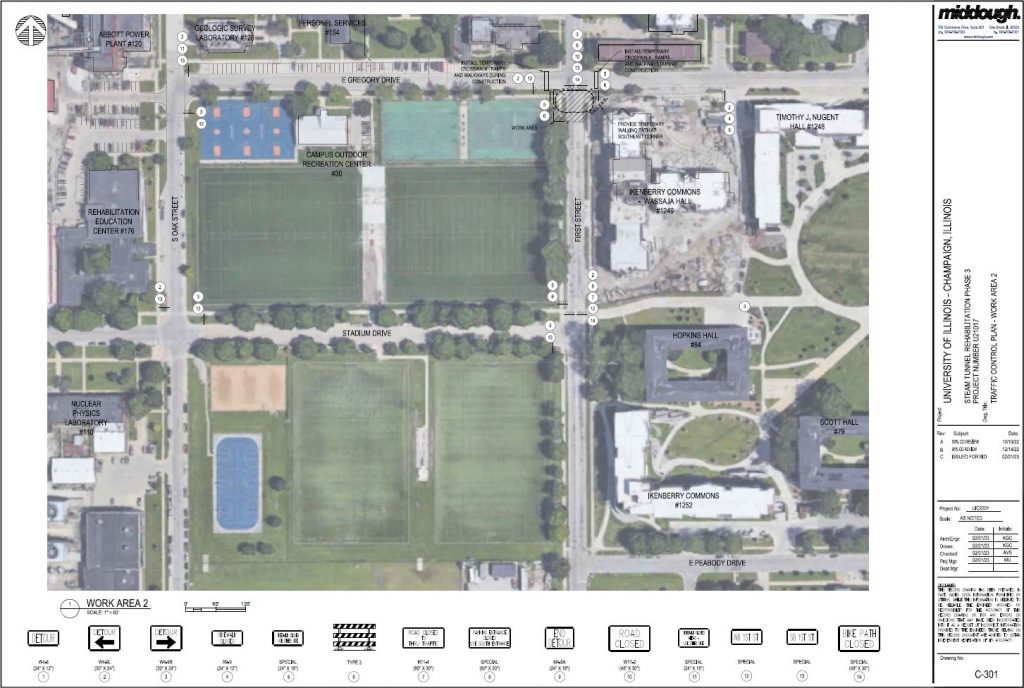 First Street from Gregory Drive to Stadium Drive will be closed from ...