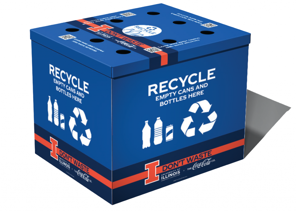 The new recycling boxes will stay in place for all remaining Illini ...